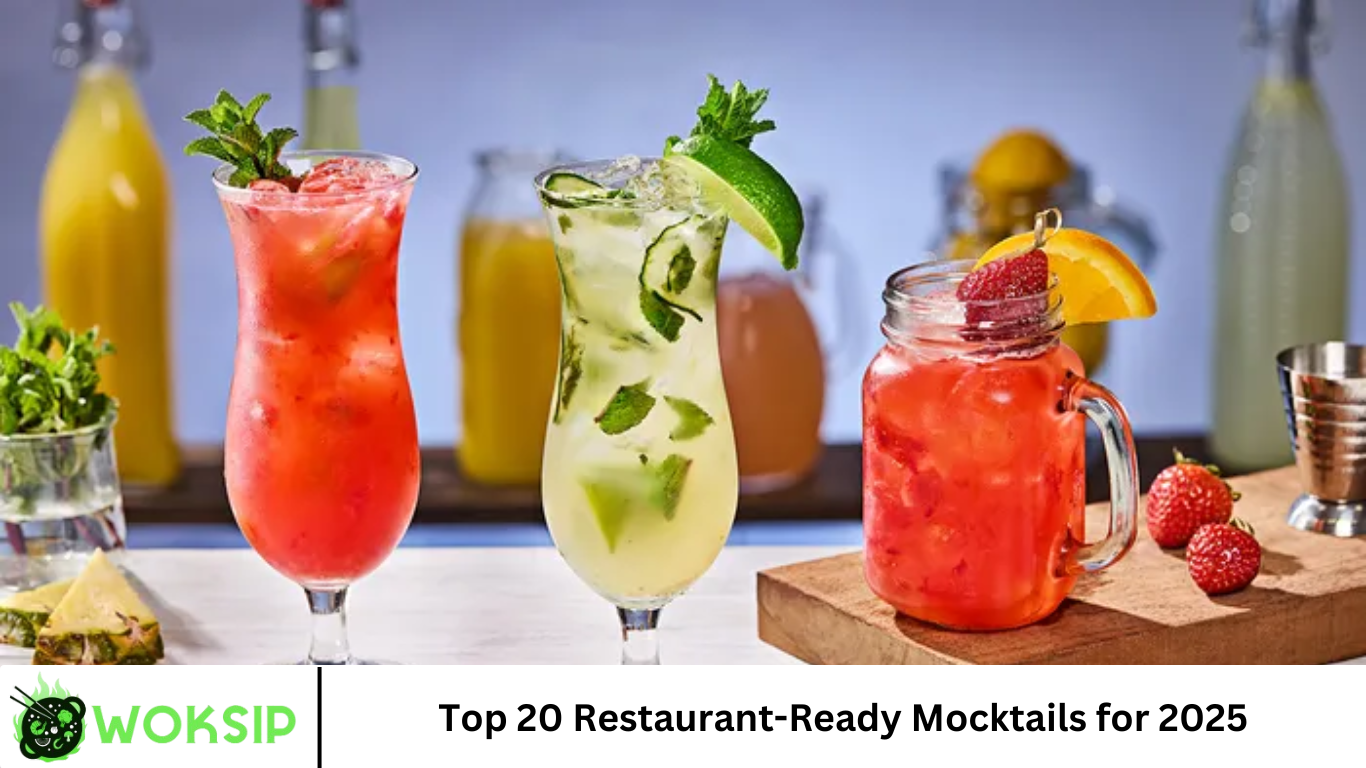Top 20 Restaurant-Ready Mocktails for 2025- WokSip